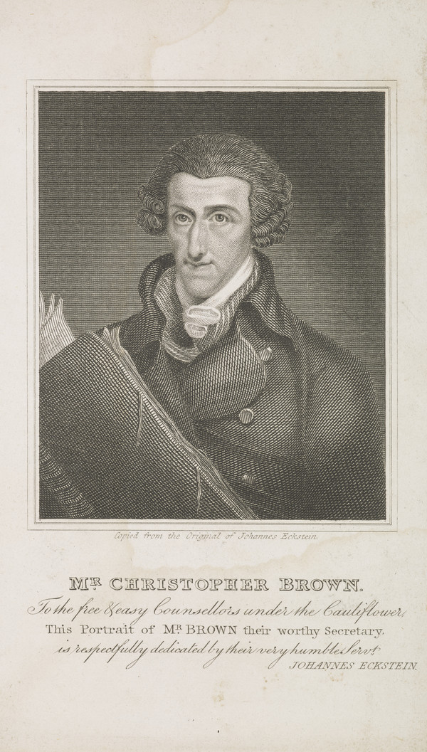 Christopher Brown, died 1807. Bookseller by John Eckstein | National ...