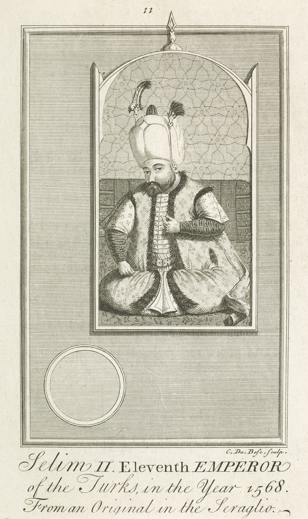 Selim II, 1524 - 1574. Eleventh Emperor of the Turks, 1568 by Claude du ...