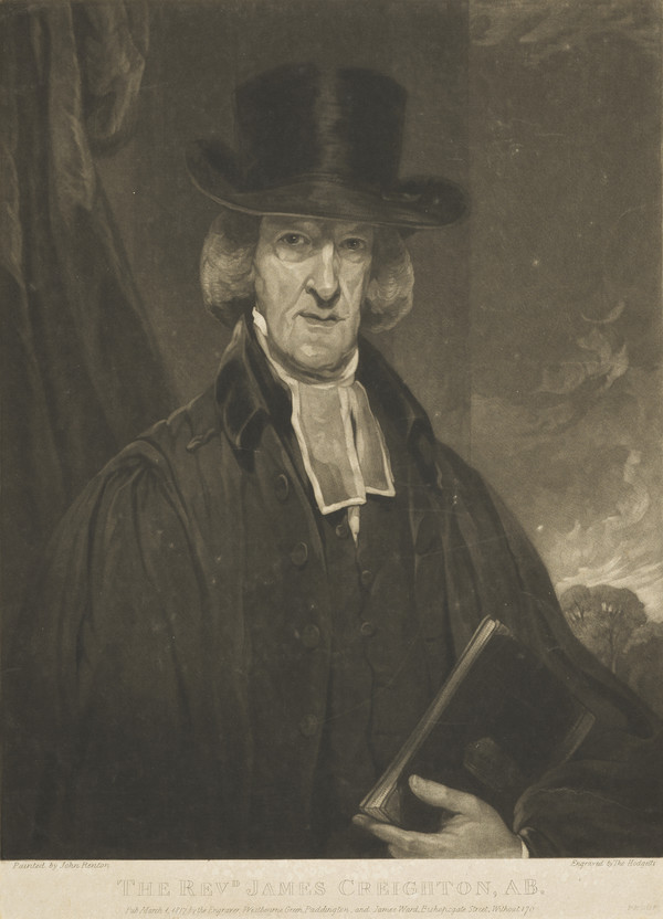 Rev. James Creighton, 1739 - 1819. Compiler of Dictionary of Scripture ...