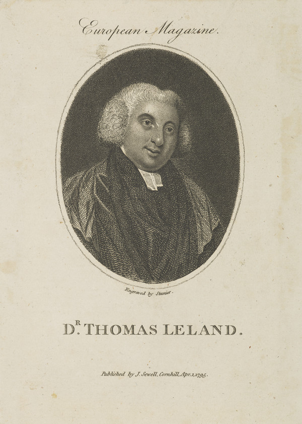 Thomas Leland, 1722 - 1785. Irish historian by Robert Stanier ...