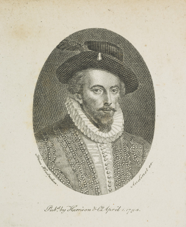 Sir Walter Raleigh, c 1552 - 1618. Naval commander by Jacobus Houbraken ...