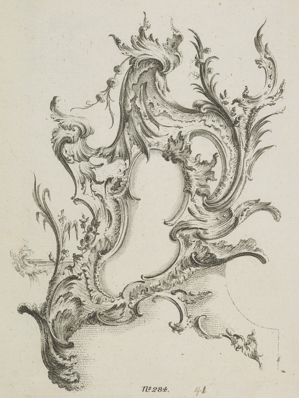 Design for a Rococo Cartouche by Johann Georg Hertel | National ...