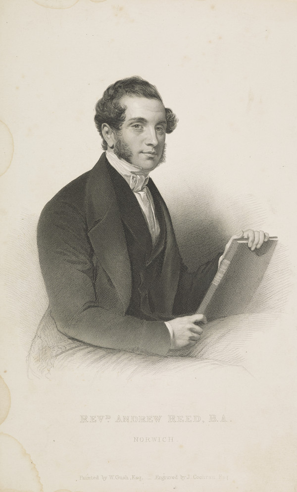 Andrew Reed, active 1841 - 1855. Congregational minister, Norwich by ...