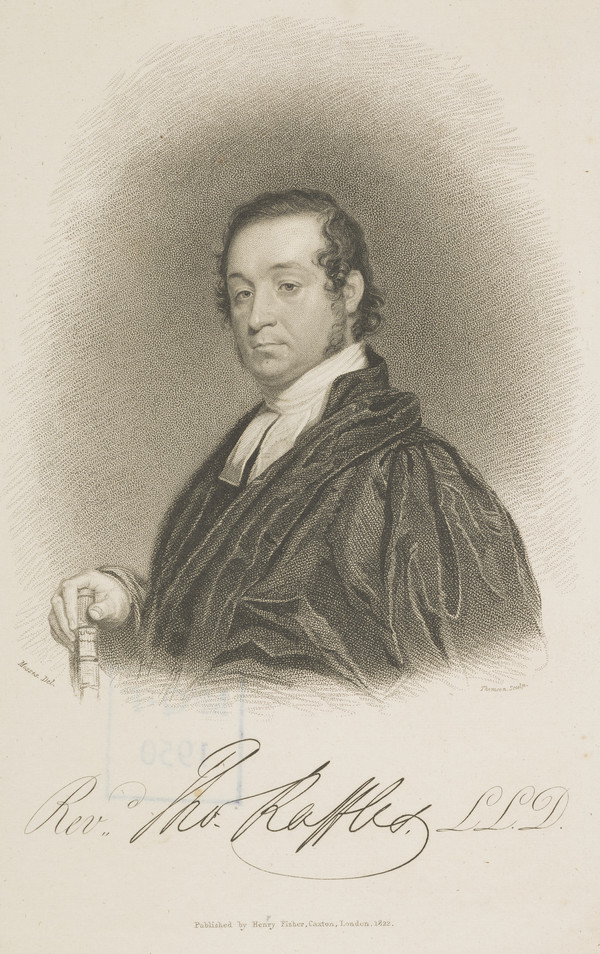 Rev. Thomas Raffles, 1788 - 1863. Independent minister at Liverpool by ...