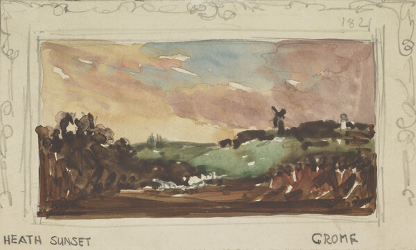 Heath Sunset by Stanley Cursiter | National Galleries of Scotland