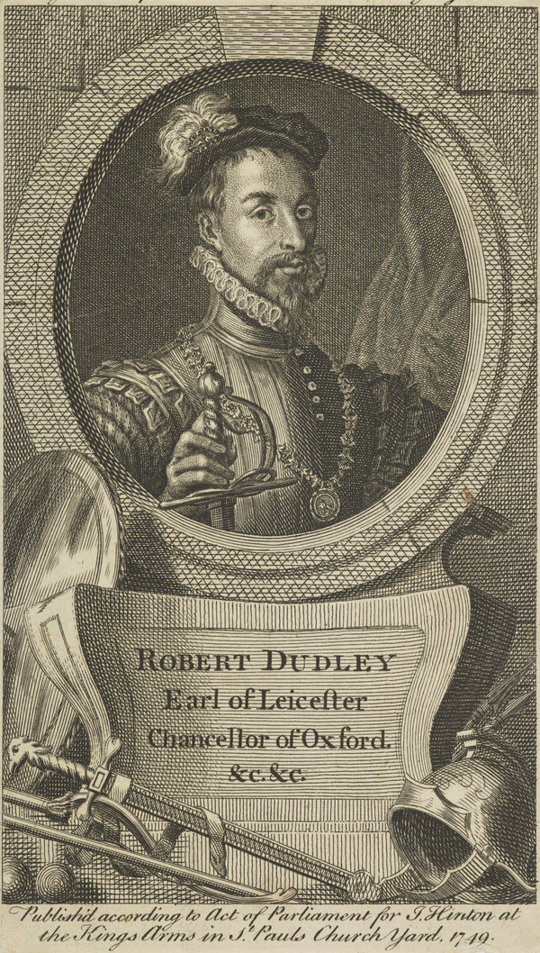 Robert Dudley, Earl of Leicester, c 1532 - 1588. Favourite of Queen ...