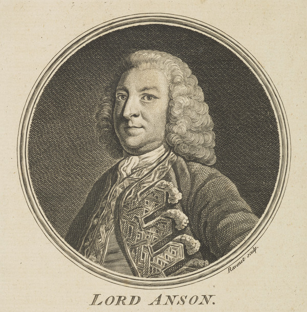 George Anson, 1st Baron Anson, 1697 - 1762. Admiral by Simon Francois ...