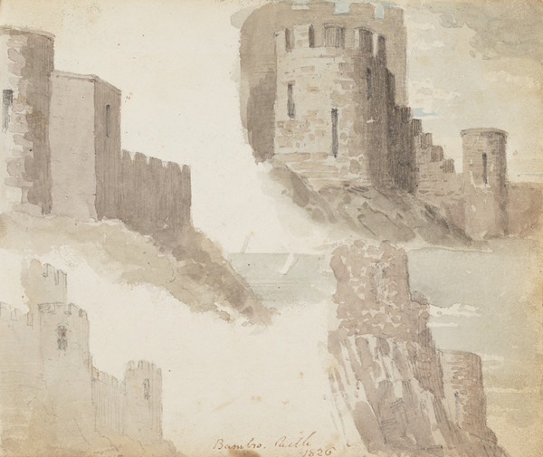 A Castle or Fort on a Cliff by Kenneth MacLeay | National Galleries of ...