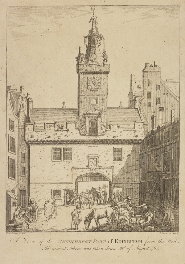 The Taking Down of the Netherbow Port by A. Cameron | National ...