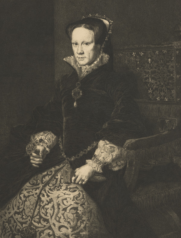 Mary, 1516 - 1558. Queen of England by Felix Augustin Milius | National ...