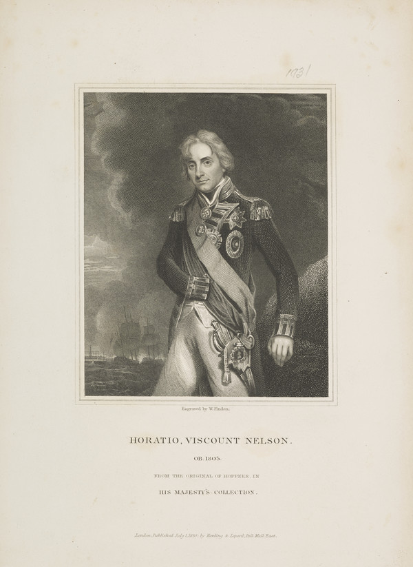 Horatio Nelson, Viscount Nelson, 1758 - 1805. Admiral; victor of ...