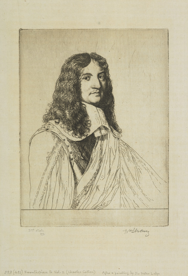 Frontispiece to Volume Two of 'The Compleat Angler' (Strang No. 528) by ...