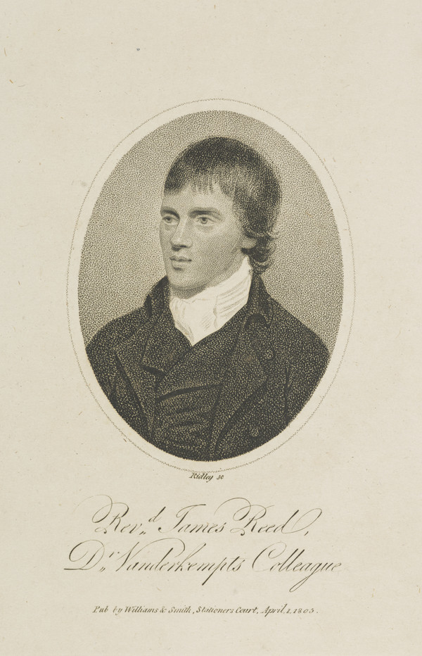 Rev. James Reid, active 1813. MIssionary in South Africa by Ridley ...