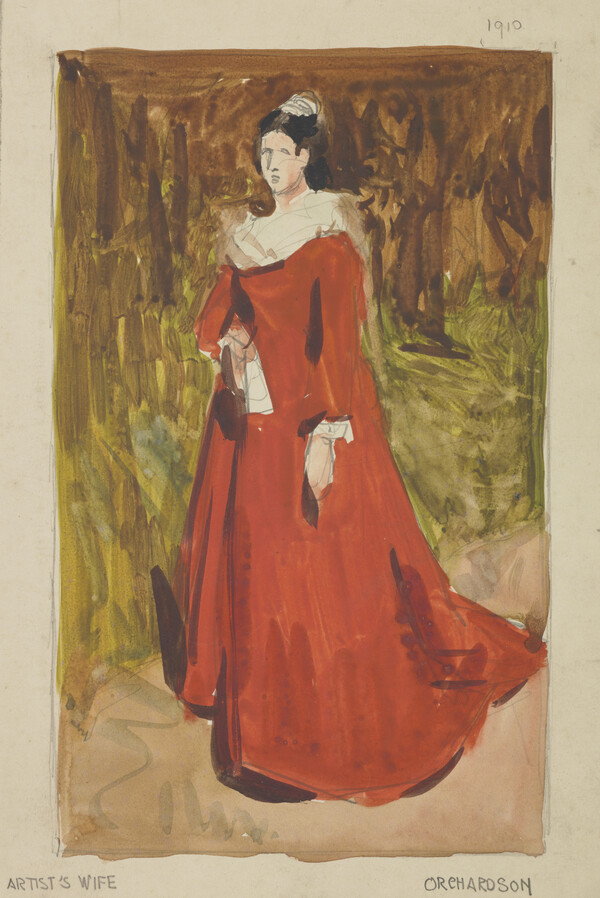 The Artist's Wife (Ellen Moxon, Lady Orchardson, c. 1854-1917) by Stanley Cursiter | National ...