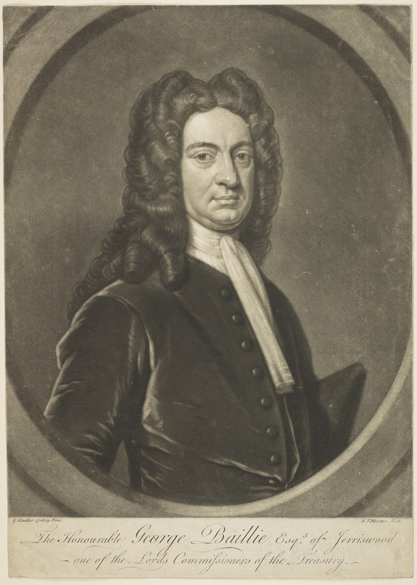 Honourable George Baillie of Jerriswood, 1664 - 1738. Parliamentarian ...