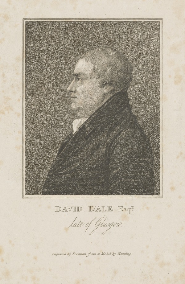 David Dale, 1739 - 1806. Manufacturer and philanthropist by Samuel ...
