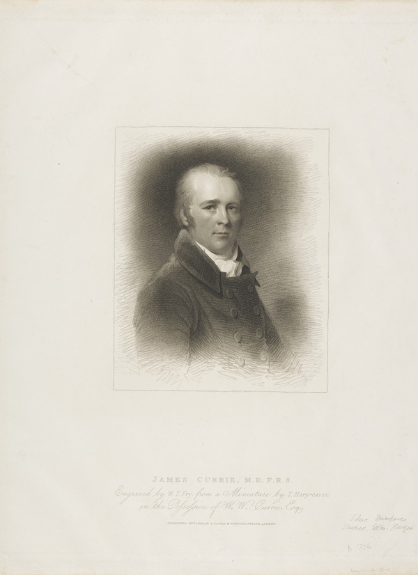 James Currie, 1756 - 1805. Physician and man of letters by William ...