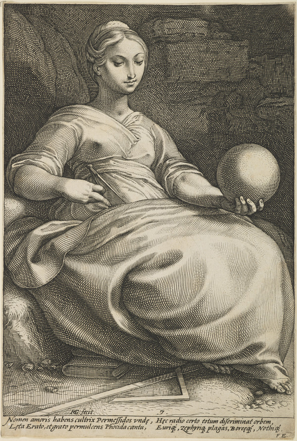 Erato (The Nine Muses) by Hendrick Goltzius | National Galleries of ...