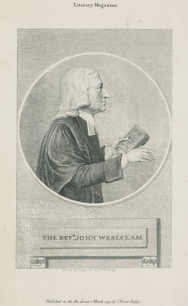 Rev. John Wesley, 1703 - 1791. Founder of Methodism by T. Holloway ...