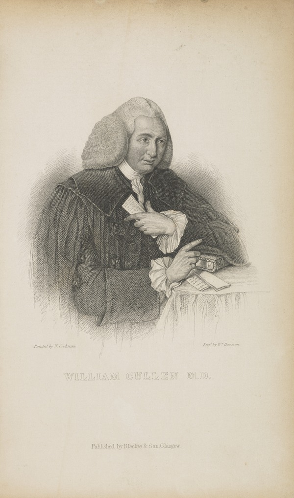 Dr William Cullen, 1710 - 1790. Chemist and Physician. by William ...