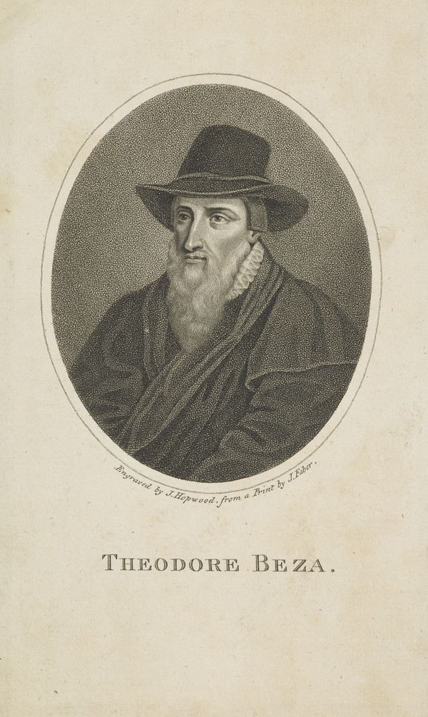 Theodore de Beza, 1519 - 1605. Reformer by James Hopwood | National ...