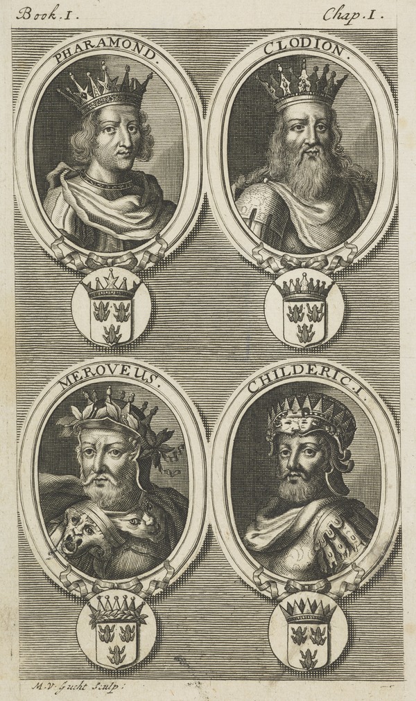 Frankish monarchs (Pharamond, Clodion, Meroveus and Childeric) by ...