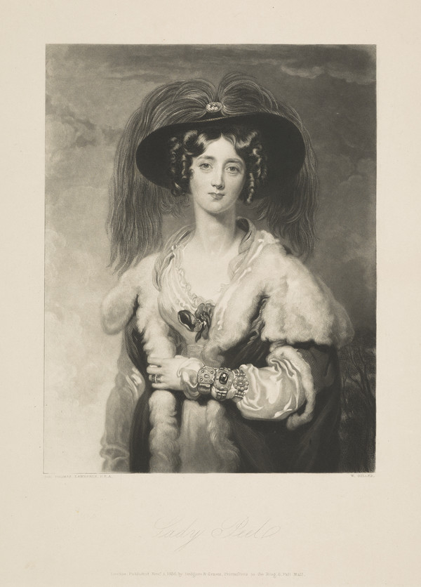 Julia (Floyd), Lady Peel, 1795 - 1859. Wife of Sir Robert Peel by ...