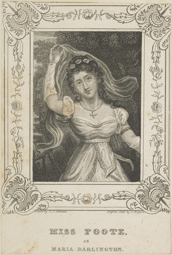 Maria Foote, c 1797 - 1867. Actress, in the character of Miss ...