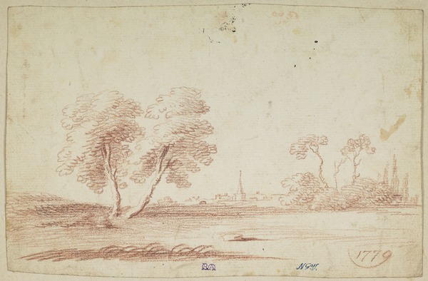 Landscape with a Distant Town by Alexander Runciman | National ...