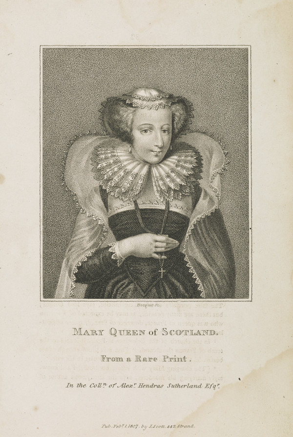 Mary, Queen of Scots, 1542 - 1587. Reigned 1542 - 1567 by Bocquet ...