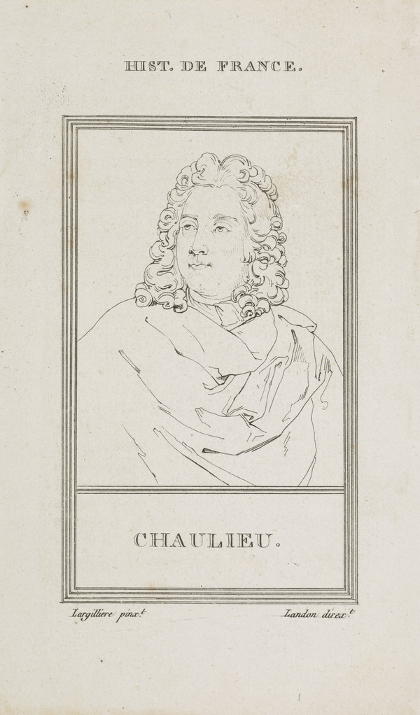 Guillaume Amfrye de Chaulieu, 1639 - 1720. French poet by Landon ...