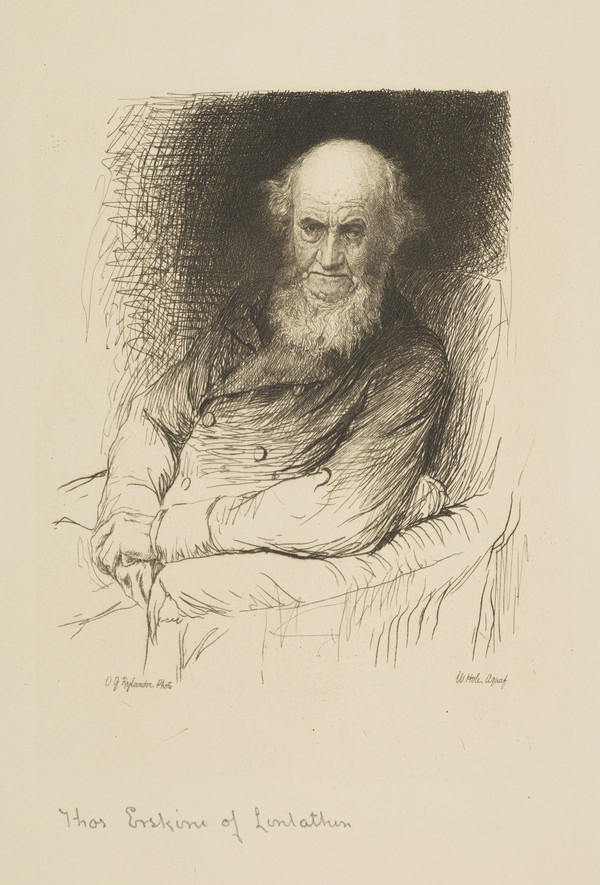 Thomas Erskine of Linlathen, 1788 - 1870. Advocate and theologian by ...