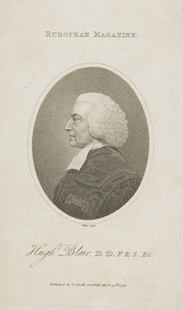 Hugh Blair, 1718 - 1800. Divine and author by Ridley | National ...