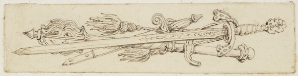 An Armorial Vignette of Three Swords (One of Nine Studies for ...