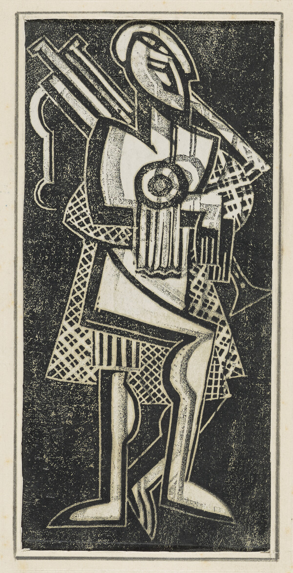 The Piper (or Highland Fantasia) by William McCance | National ...