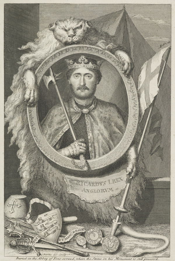 Richard I, 1157 - 1199. King of England by George Vertue | National ...