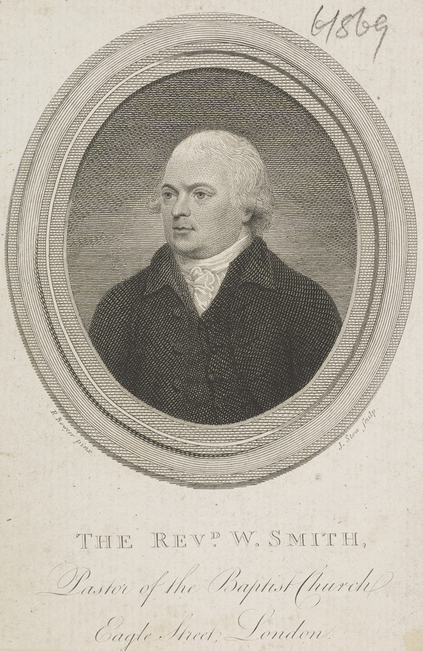 Rev. William Smith, 1749 - 1821. Baptist minister, Eagle Street, London ...