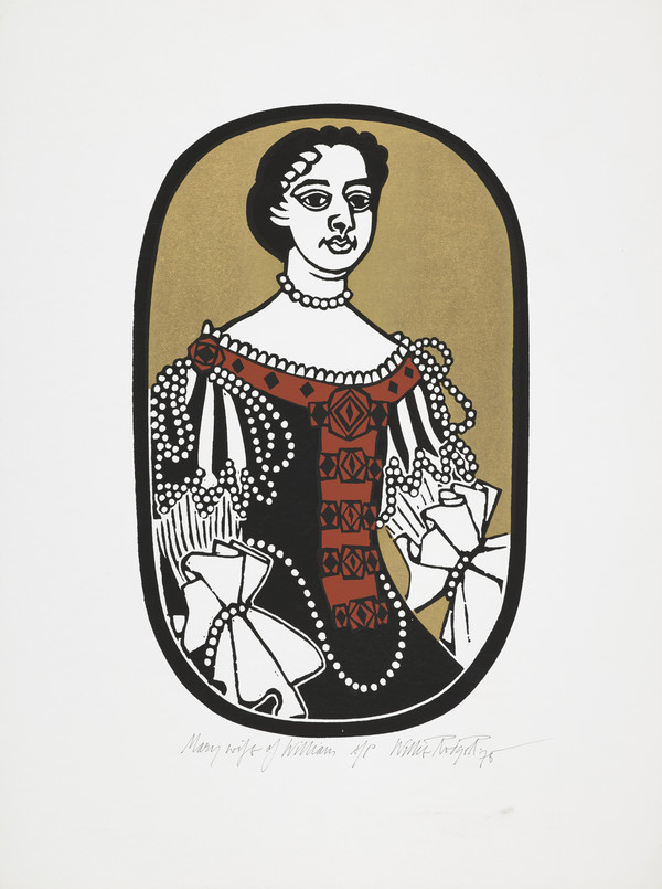 Mary, wife of William of Orange (Mary II, 1662 - 1694. Reigned jointly ...