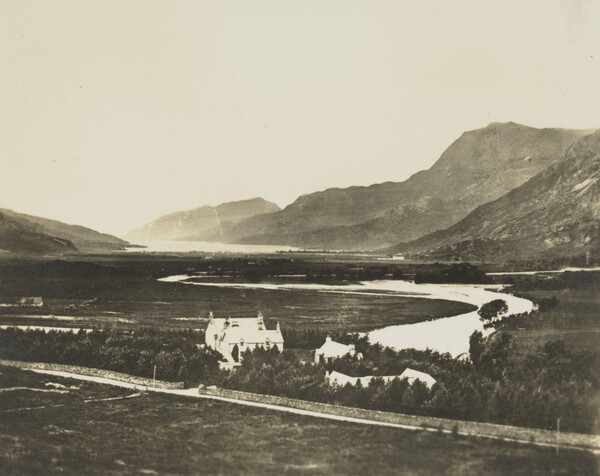 Loch Maree: Loch & Ben Slioch from above Kinlochewe Lodge, Ross-shire ...