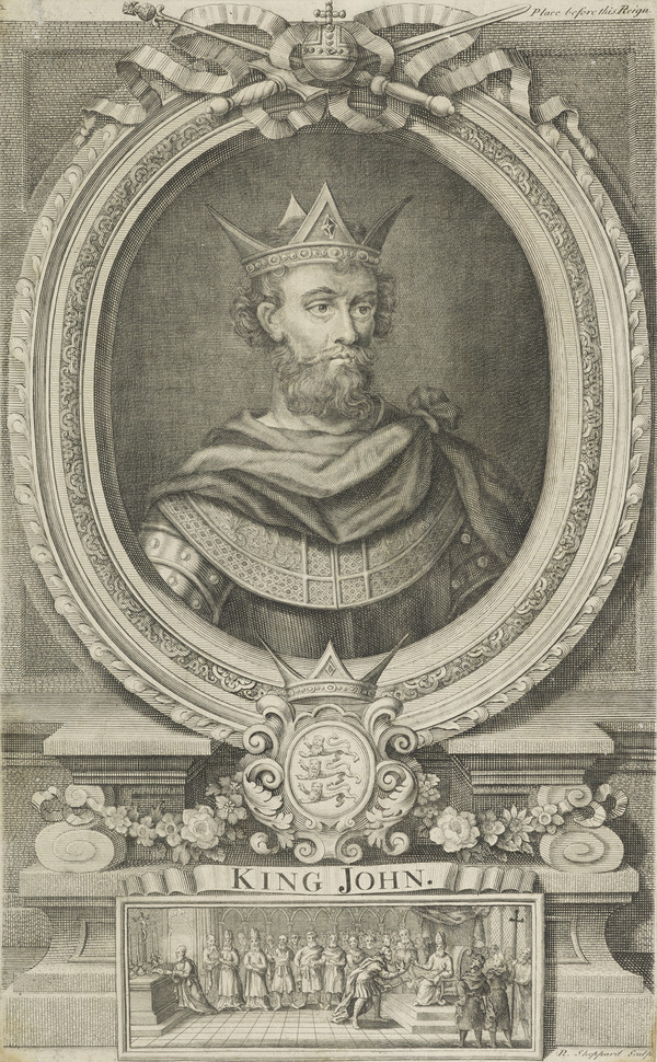 John, King of England, c 1167 - 1216 by Robert Sheppard | National ...