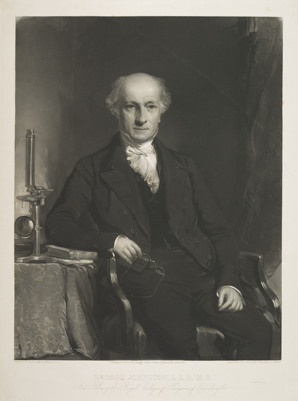 George Johnston, 1797 - 1855. Naturalist and author by William and ...