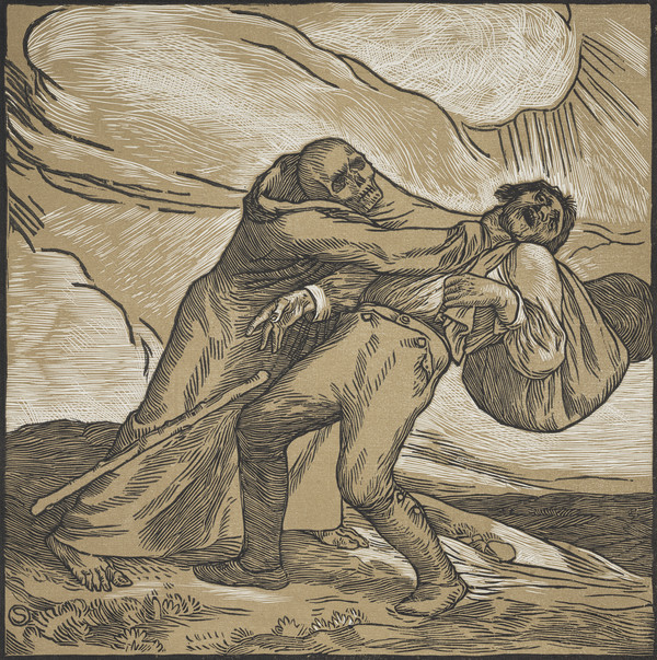 The Doings of Death - Death and the Robber by William Strang | National ...