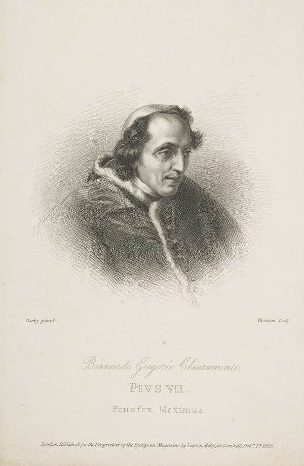 Pope Pius VII (Chiaramonti), 1742 - 1823. by James Thomson | National ...