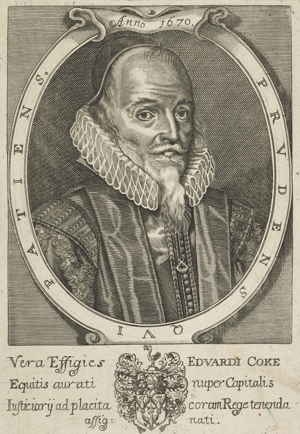 Sir Edward Coke, 1552 - 1634. Lord Chief Justice of England | National ...