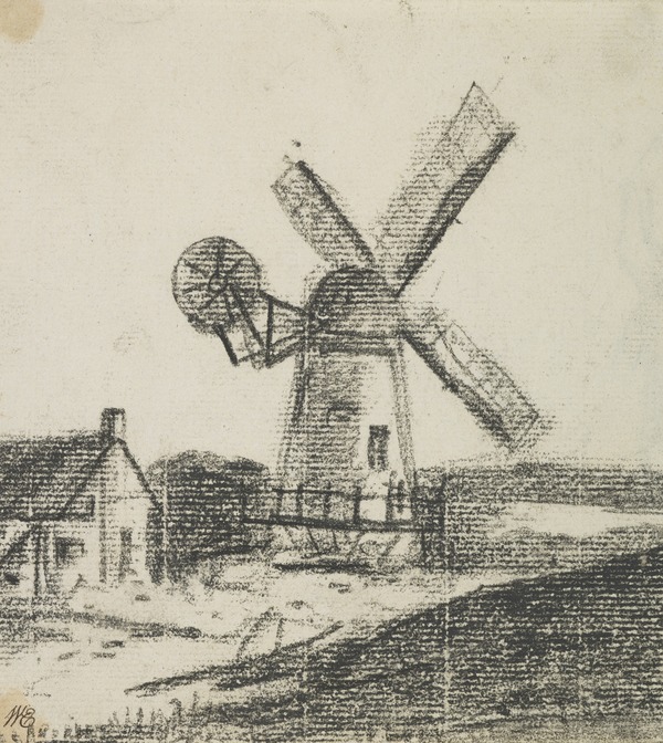 Windmill by George Frost | National Galleries of Scotland
