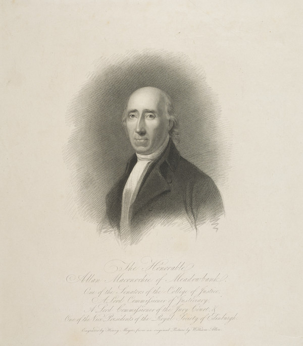 Allan Maconochie, 1st Lord Meadowbank, 1748 - 1816. Judge by Henry ...