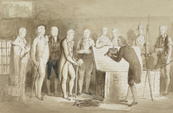 The Discovery of the Scottish Regalia in the Crown Room of Edinburgh ...