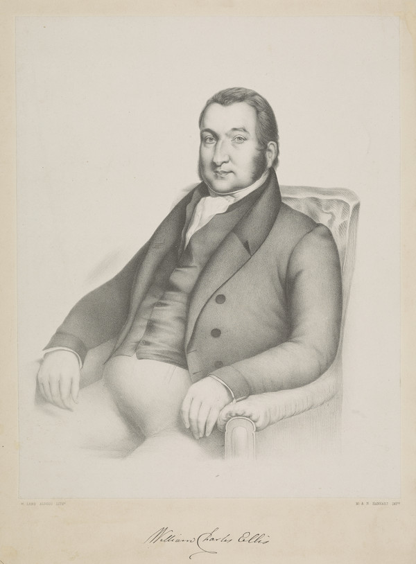 Sir William Charles Ellis, 1780 - 1839. Asylum superintendent by W ...