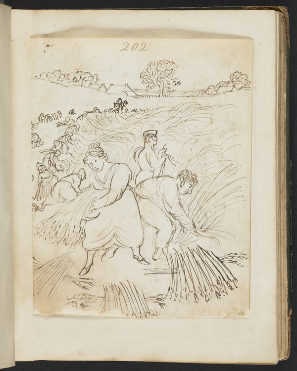 Labourers harvesting by James Howe | National Galleries of Scotland