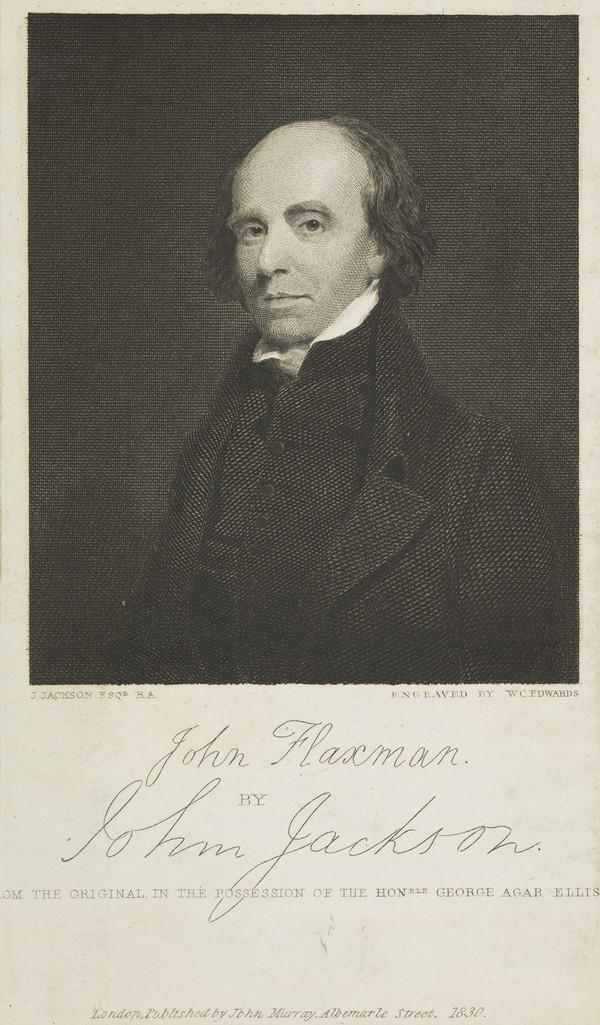 John Flaxman, 1755 - 1826. Sculptor and draughtsman by William Camden ...